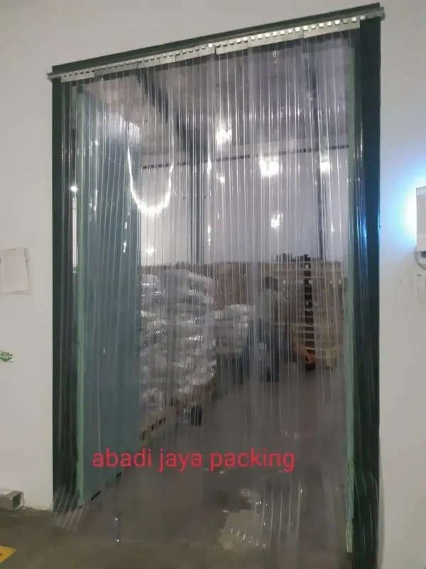 Tirai PVC Curtain Set Custom Clear Bening 1M X 2M – Abadi Jaya Packing