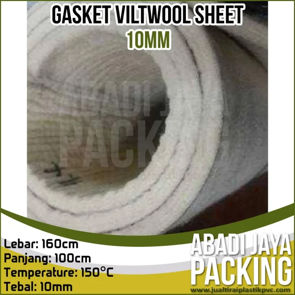 Gasket Vilt Wool Sheet 10mm / Laken – Abadi Jaya Packing